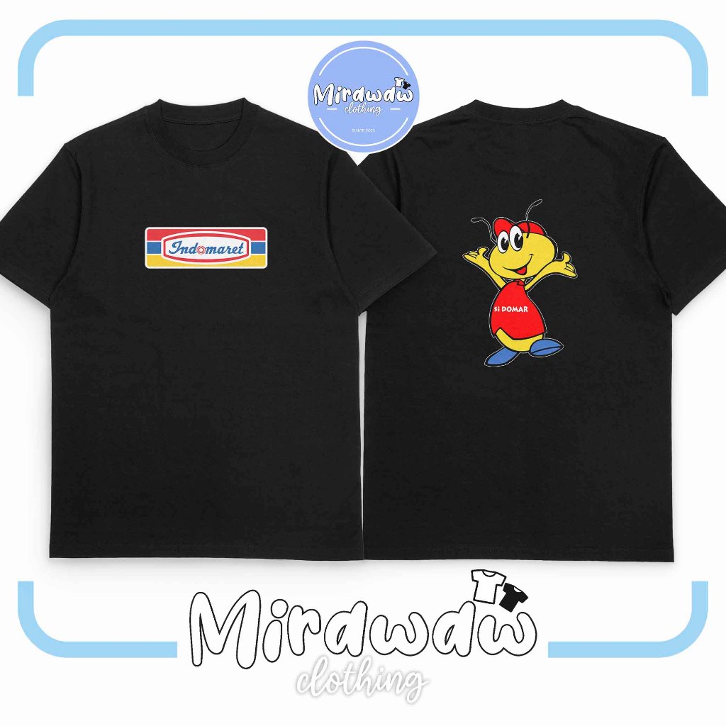 Jual Kaos Indomaret Si Domar Maskot Customs Baju Perusahaan | Shopee ...