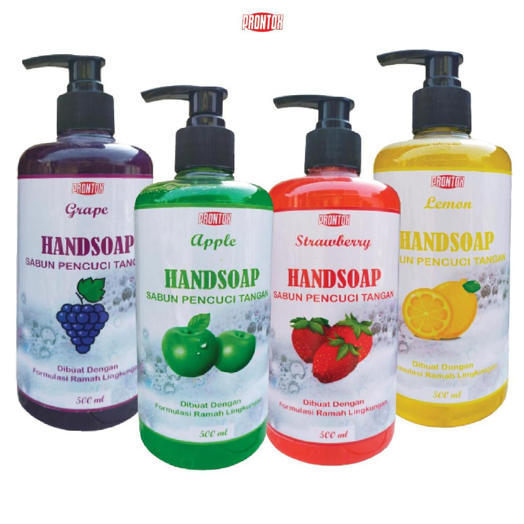 Jual Sabun Cuci Tangan 500ml Pump Prontox Handsoap Segar Buah Alami ...