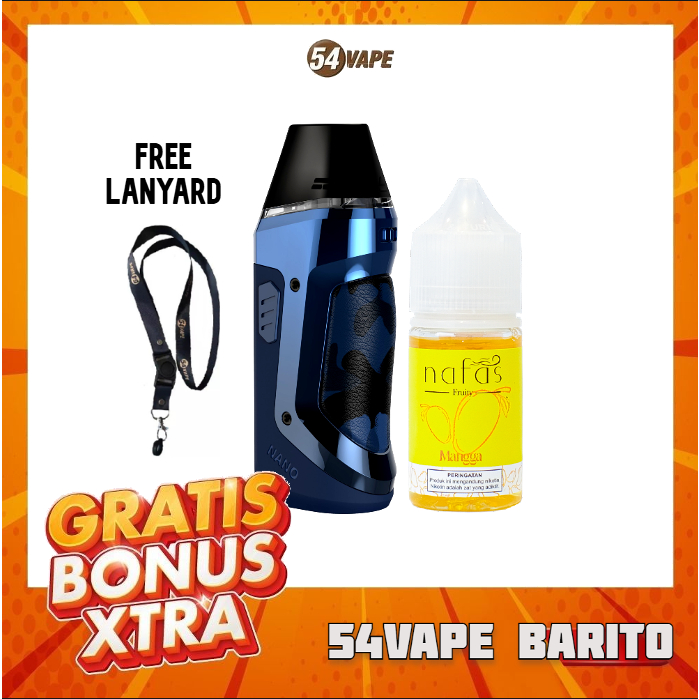Jual Geekvape Aegis Nano Kit 30w 800mAH 2ml + Liquid Nafas Pods ...