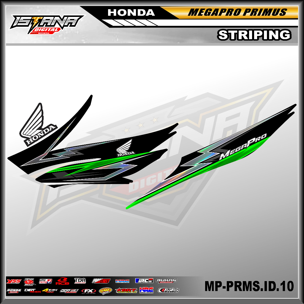 Jual Sticker Striping MEGAPRO PRIMUS - Striping Variasi Motor MEGAPRO ...