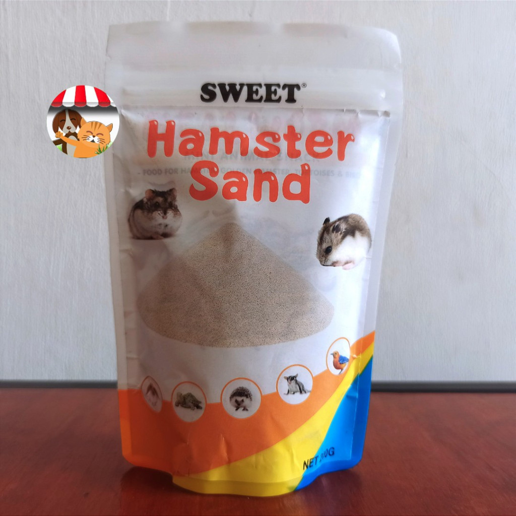 Jual Hamster Bath Sand Sweet 200gr - Pasir Mandi Hamster Kemasan ...