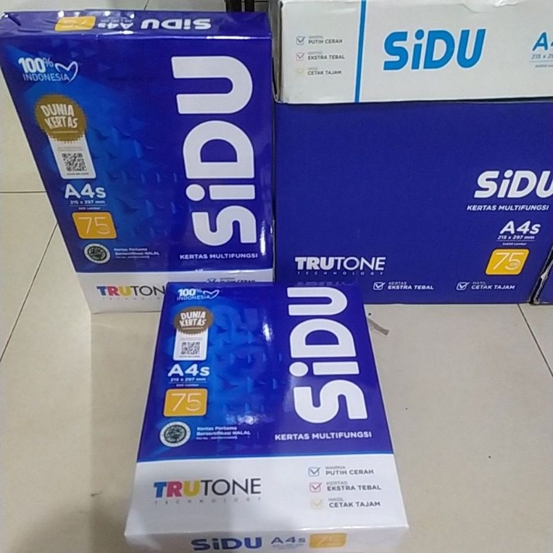 Jual Kertas Multifungsi Polos HVS a4s 75gram , kertas hvs a4 75 gram , kertas f4 / folio ...