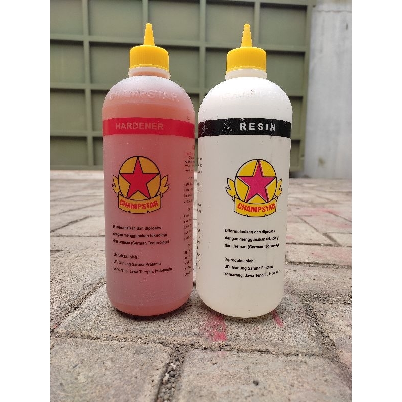 Jual Lem EPOXY Resin Hardener BINTANG Champstar Kuning Lem Kayu ...