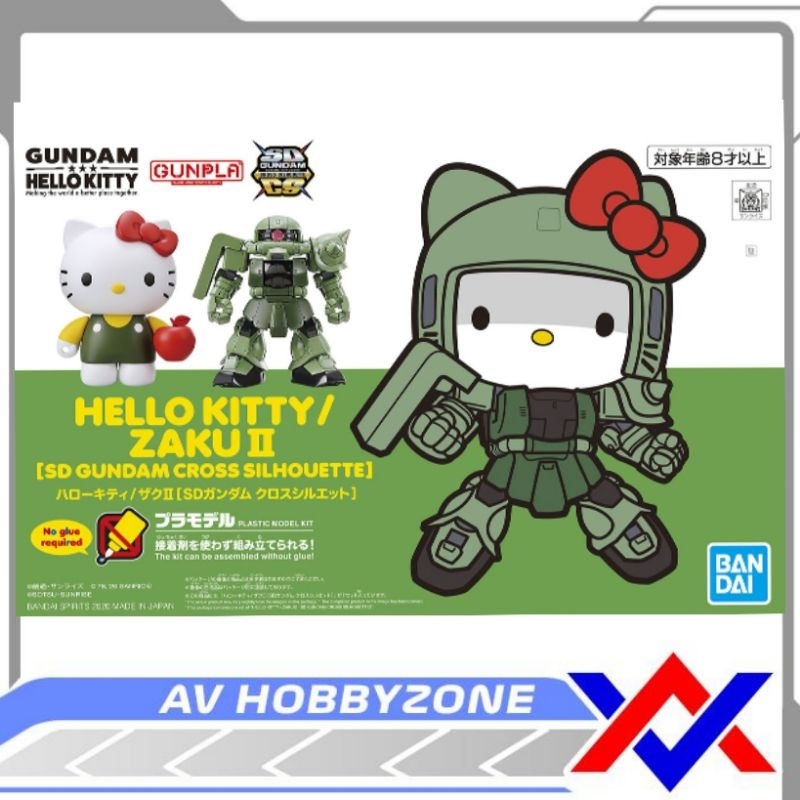 Jual SDCS Hello Kitty Gundam Zaku II Bandai | Shopee Indonesia