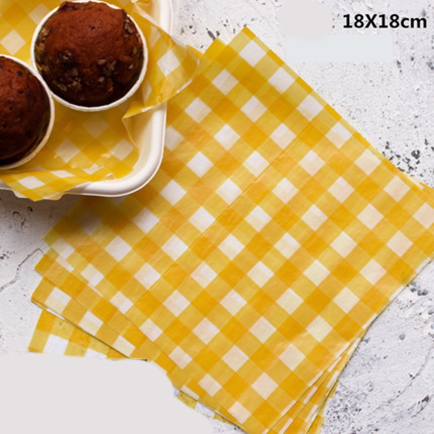 Jual Wax Paper isi 50lembar / Baking Paper Motif / Kertas roti motif ...