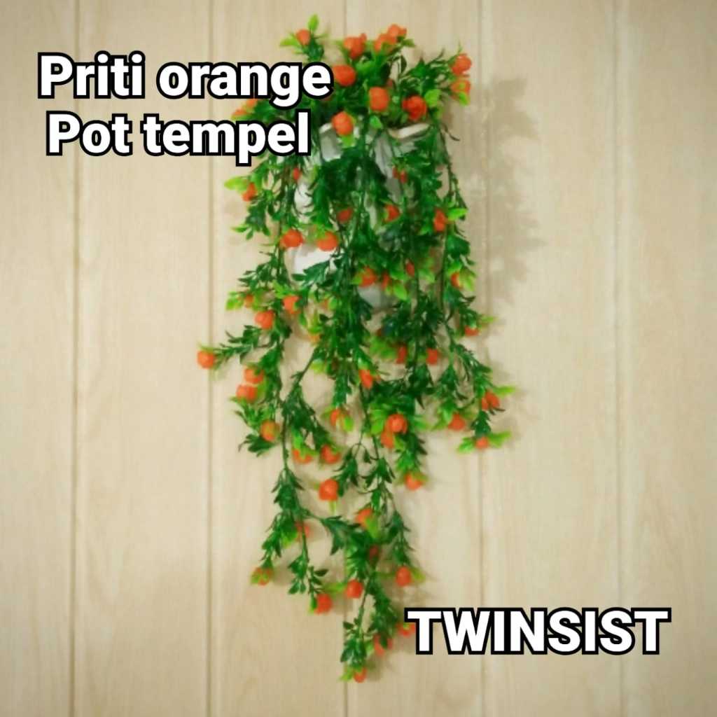 Jual Priti Bunga Rambat Hias Plastik Artificial Palsu Vernalya Dekorasi ...