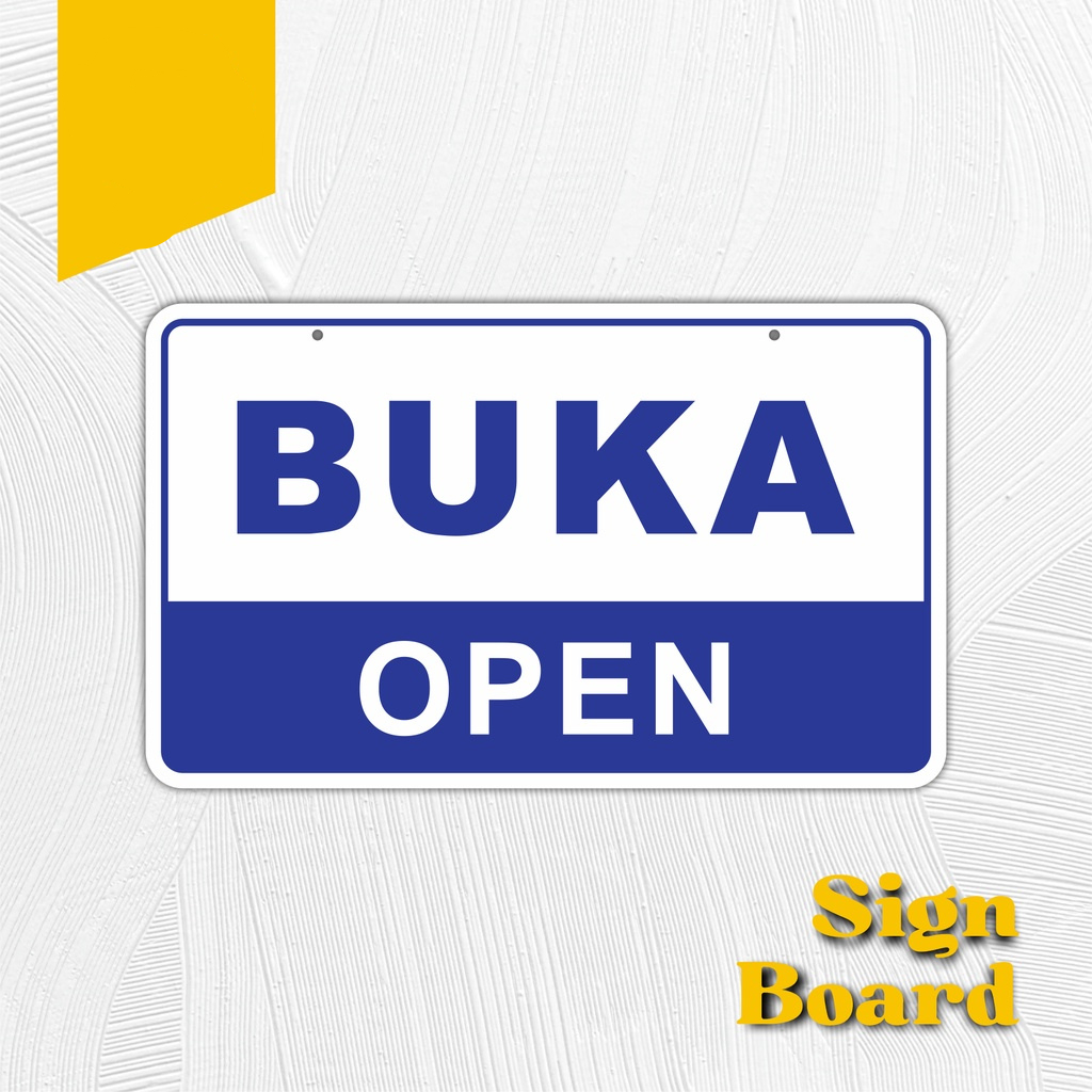 Jual Buka Tutup Open Close Akrilik | Shopee Indonesia