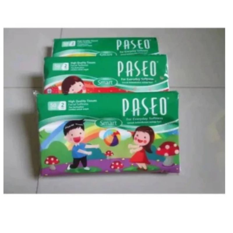 Jual TISU PASEO TRAVEL 50 SHEET 2 PLY TISU KERING FACIAL TISSUE ...
