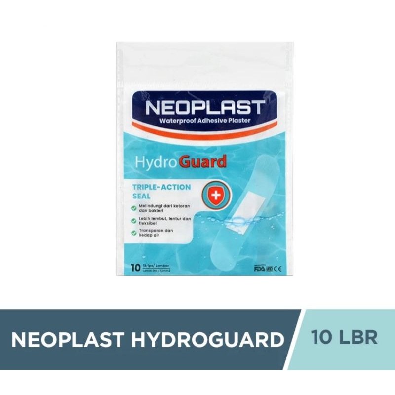 Jual Neoflast Transparan Hydroguard 10 Lembar- Plaster Luka Tranparan ...