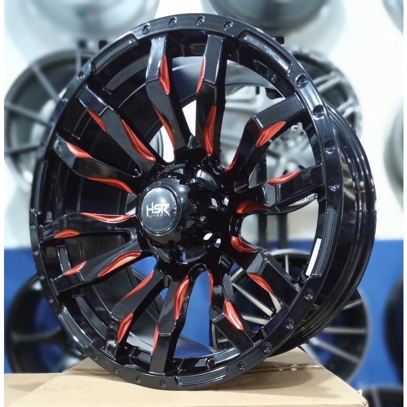 Jual VELG RACING HSR BURNEH R20 LEBAR 9 H6X139,7 MOBIL PAJERO FORTUNER ...