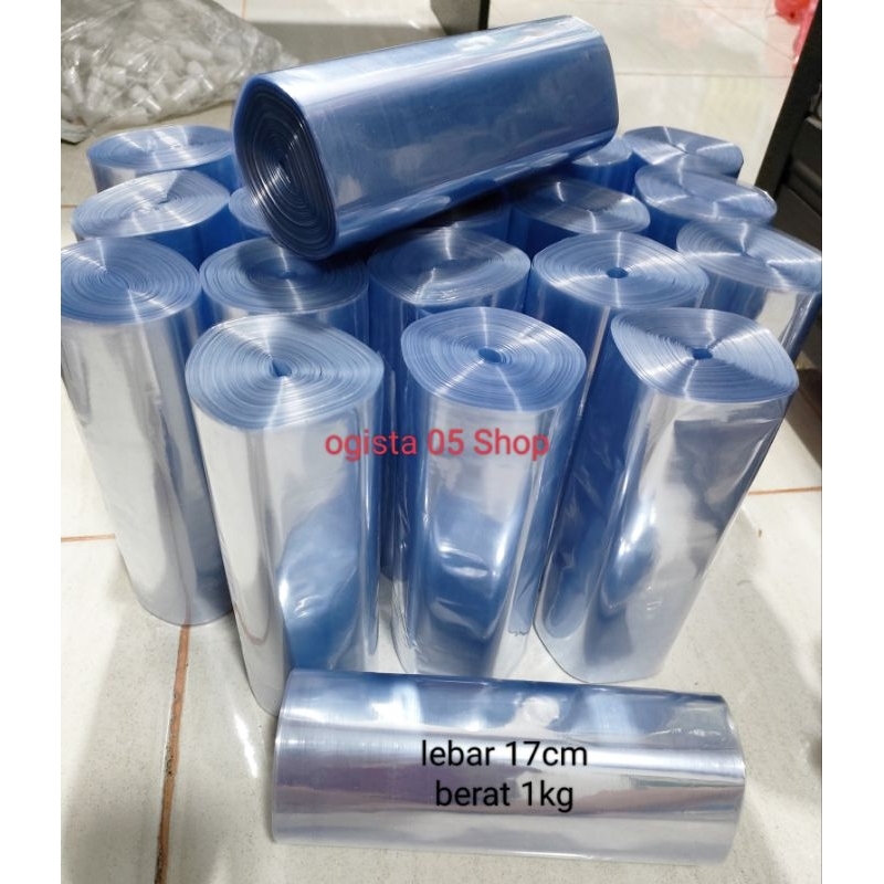 Jual PLASTIK SHRINK 1kg / plastik segel ukuran 17cm berat 1kg | Shopee ...