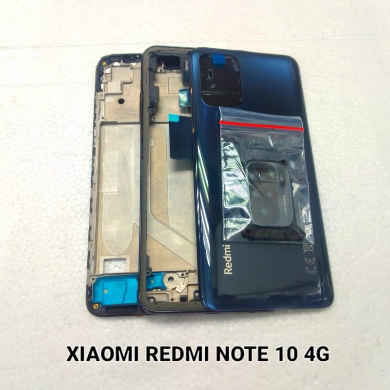 Jual Housing Kesing Casing Fullset Xiaomi Redmi Note 10 4G | Note 10S Lengkap Tulang dan Casing ...