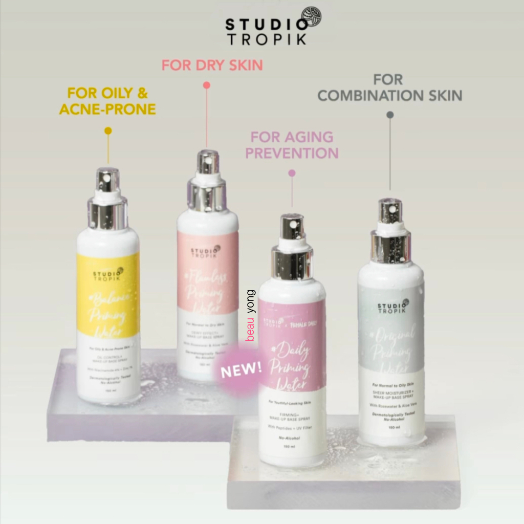 Jual STUDIO TROPIK Priming Water Make-Up Base Spray | Original | Flawless | Balance | Daily ...