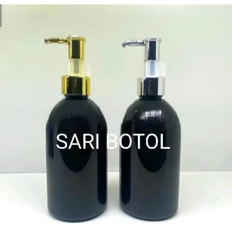 Jual BOTOL OVAL 250ML PUMP CLIP OIL GOLD SILVER PET 250 ML SCL PLASTIK | Shopee Indonesia