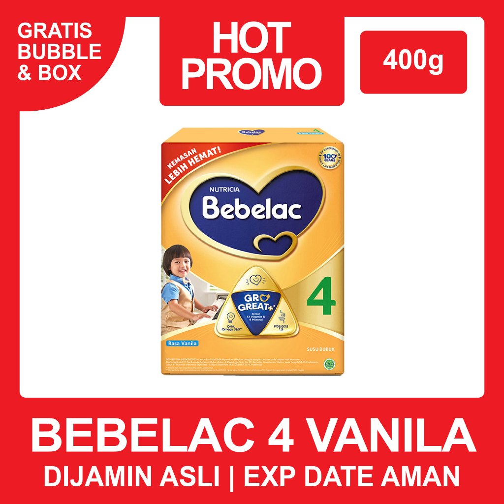 Jual Bebelac 4 Vanila 400 g | Shopee Indonesia