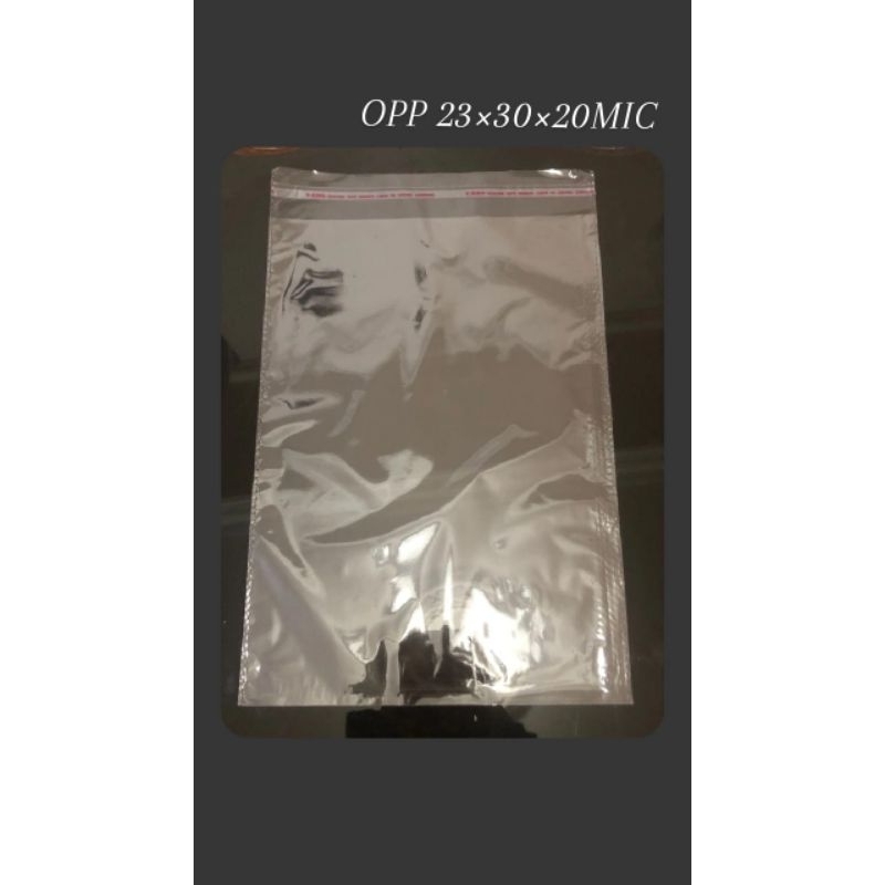 Jual PLASTIK OPP 23×30×20MIC | Shopee Indonesia