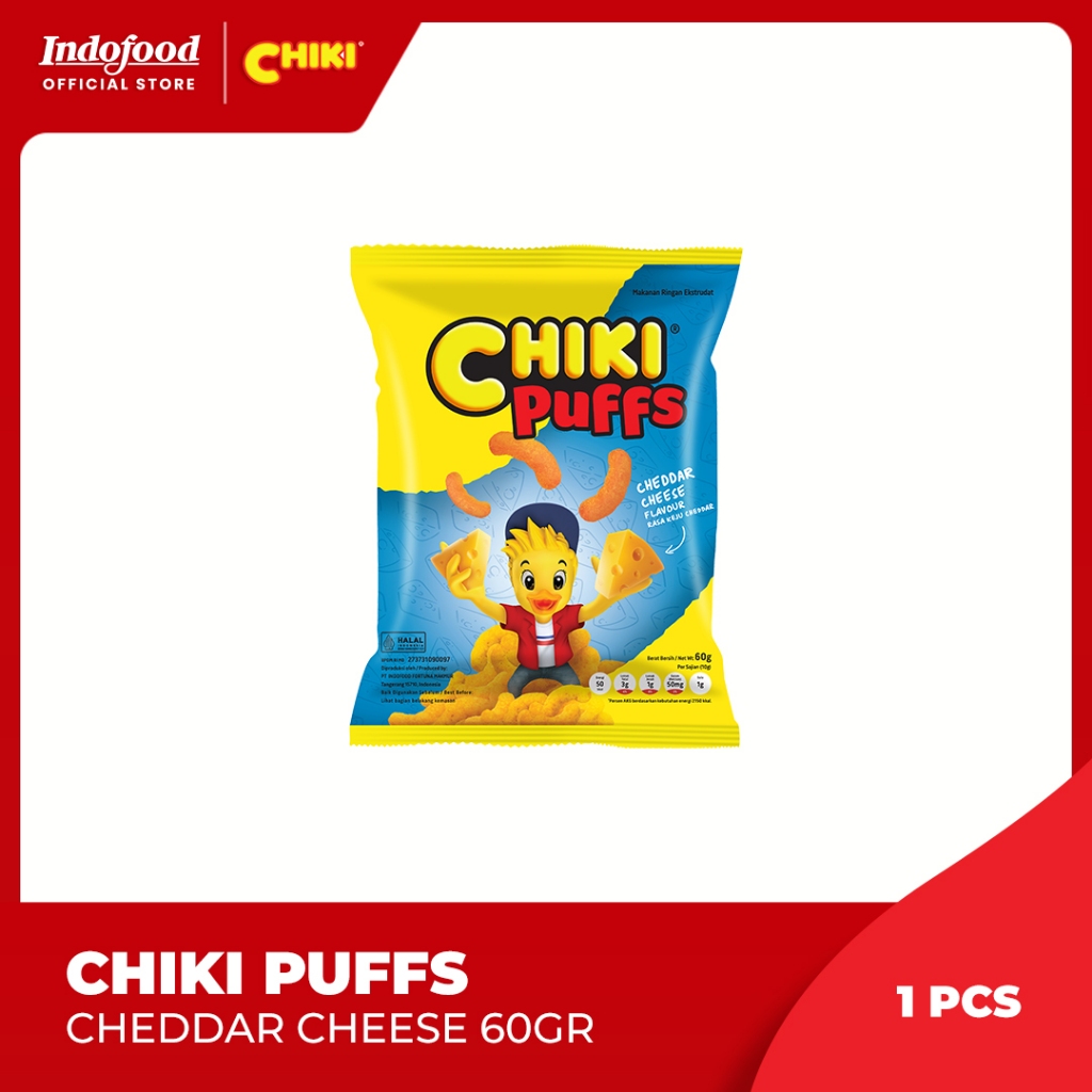 Jual Chiki Puffs Cheddar Cheese 60 gr | Shopee Indonesia