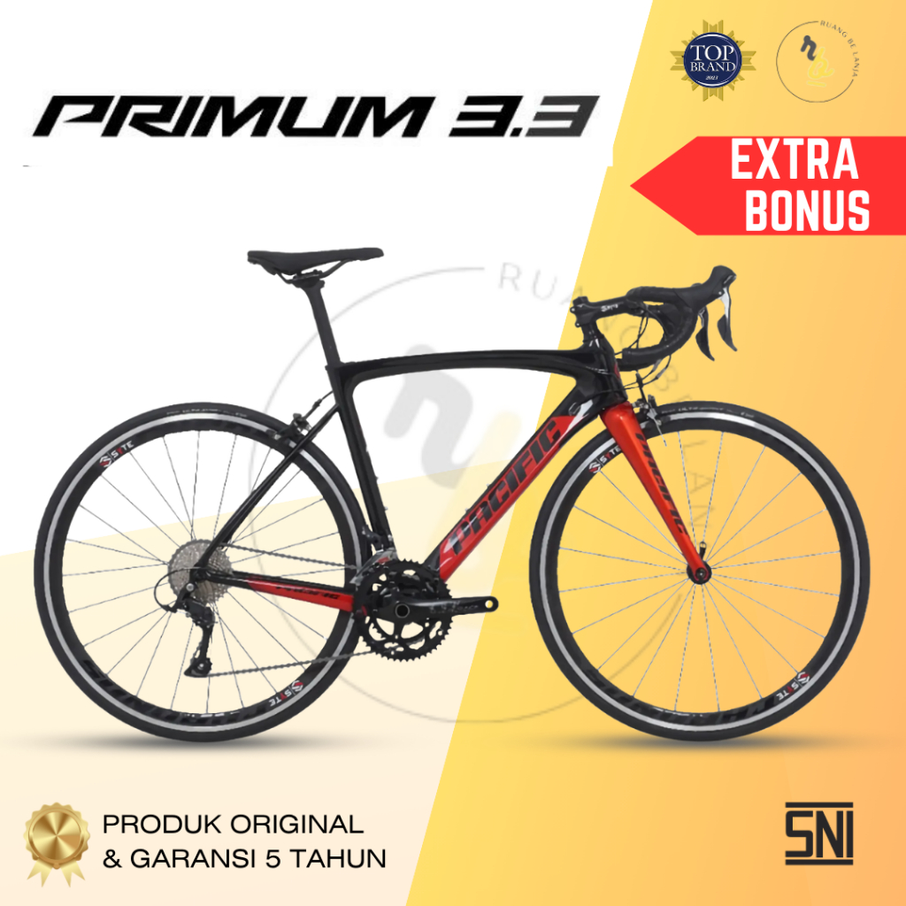 Jual Sepeda Road Bike Pacific PRIMUM 3.3 (CARBON) Shimano | Shopee Indonesia