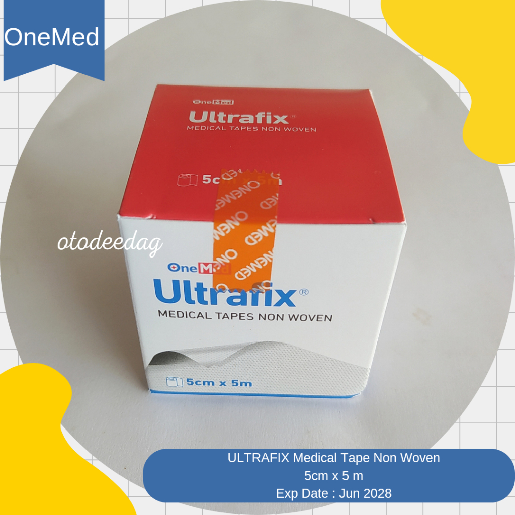 Jual Ultrafix OneMed Medical Tapes Plester Penutup Luka Non Woven 5x5cm ...