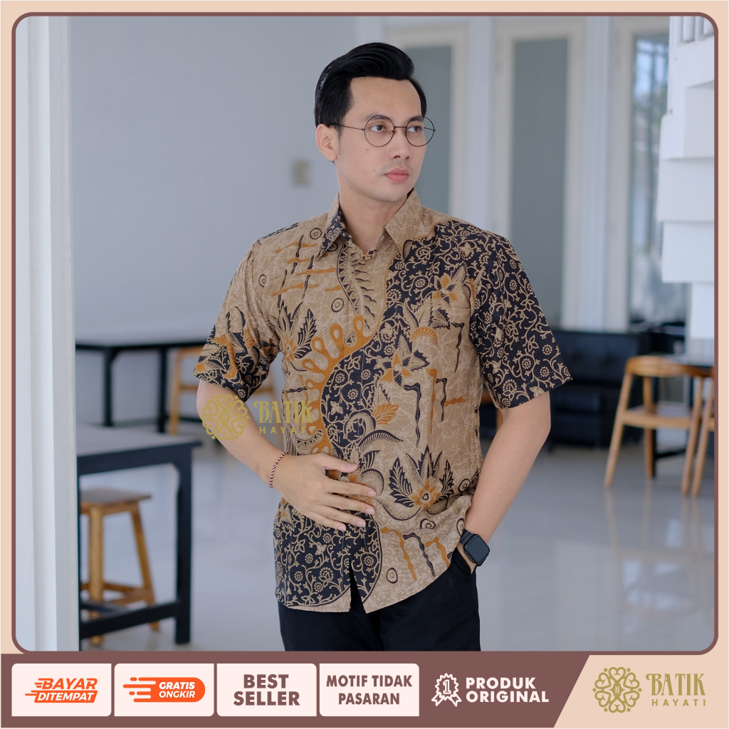 Jual BATIK PRIA KEMEJA BATIK PRIA BATIK MODERN ATASAN BATIK BAJU BATIK ...