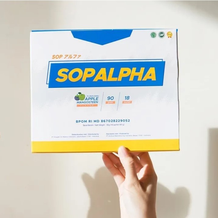 Jual SOPALPHA - Rasa Apel Manggis Isi 18 sachet Suplemen Daya Tahan ...