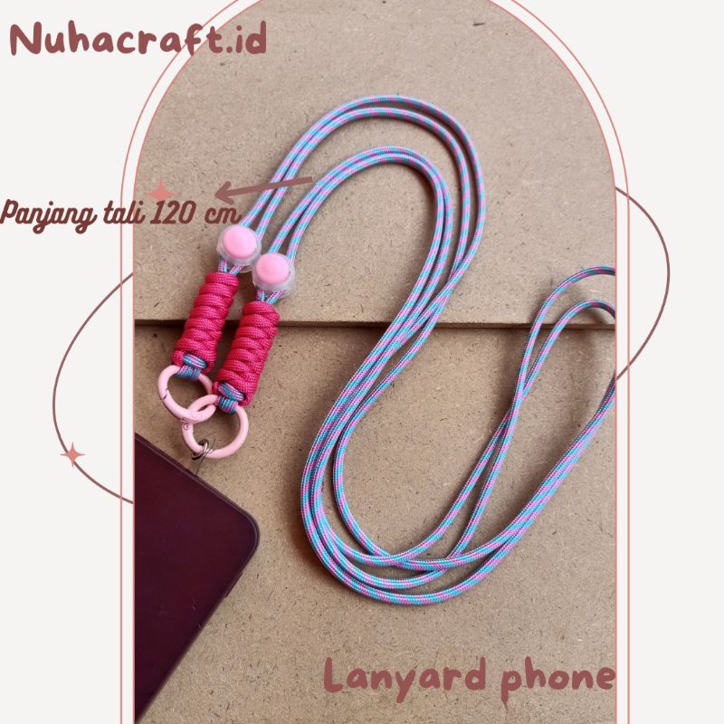 Jual Universal Crossbody Phone Lanyard / Phone Strap Lanyard / Tali ...