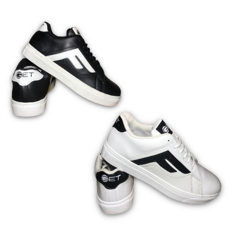 Jual Sepatu Sneakers Cewek Cowok Hitam Putih | Shopee Indonesia
