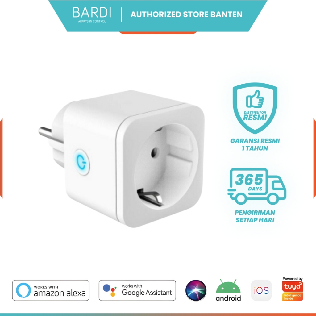 Jual BARDI Smart Plug Portable Colokan Watt Meter WiFi Wireless IoT ...