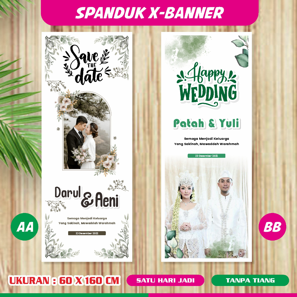 Jual BANNER WEDDING PERNIKAHAN | Shopee Indonesia