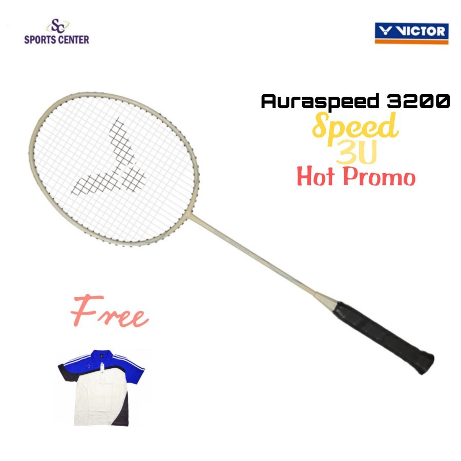 Jual New Hot Promo Raket Badminton Victor Auraspeed Ars 3200 / Ars3200 ...