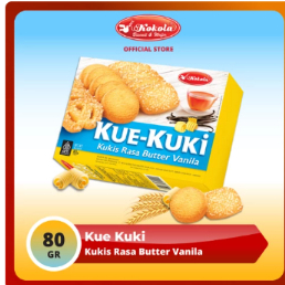Jual Kokola Kue Kuki Butter Vanilla 80 gr | Shopee Indonesia