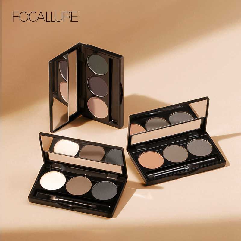 Jual FOCALLURE Eye Brows Powder | Eyebrow Kit | Shopee Indonesia