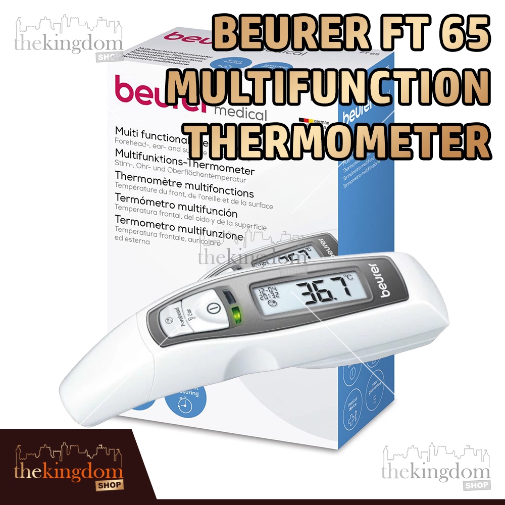 Jual Beurer FT 65 Multifunction Thermometer Termometer Infrared Dahi Telinga Digital | Shopee ...