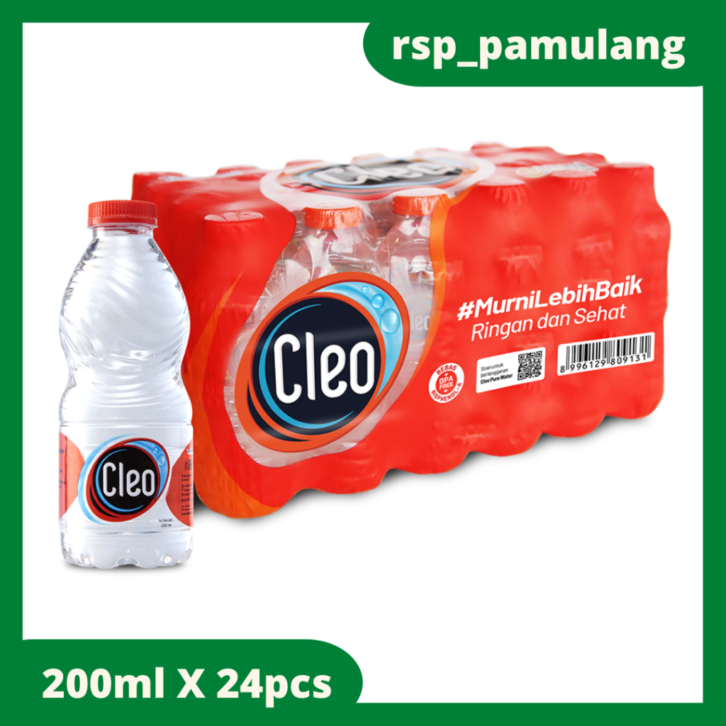 Jual Cleo Air Mineral 220ml X 24pcs | Shopee Indonesia