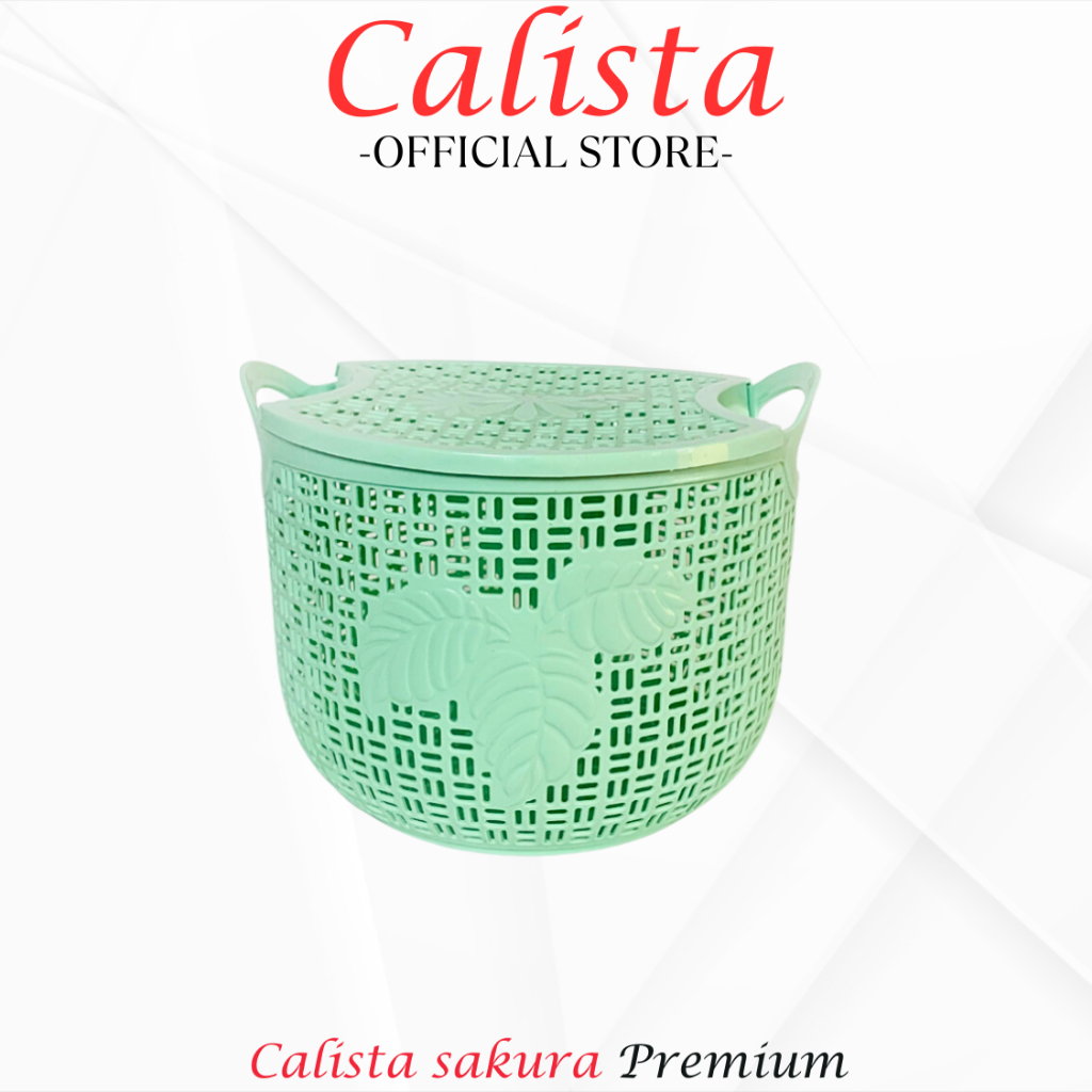 Jual [ CALISTA ] TEMPAT KERANJANG SAKURA WADAH PENYIMPANAN MAKANAN RAK ...