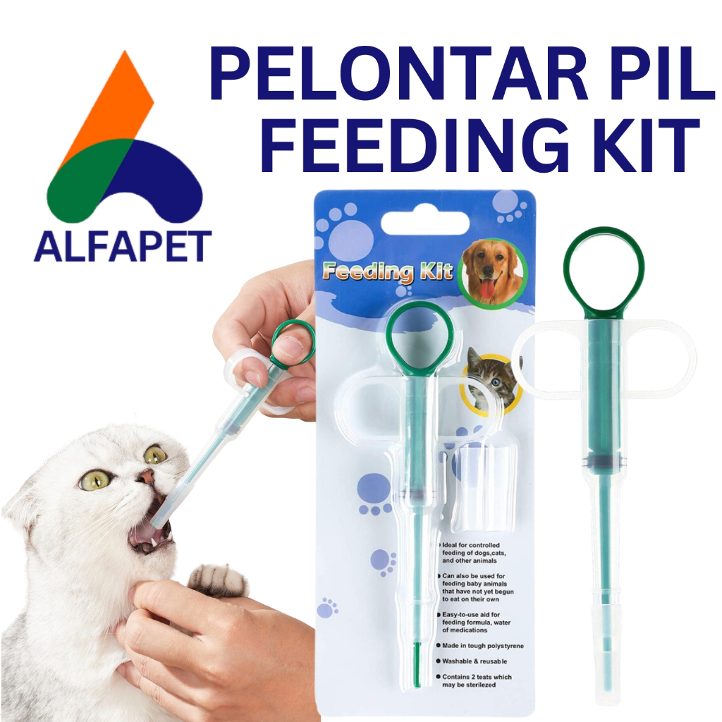 Jual Pil pelontar Feeding kit kucing anjing | Shopee Indonesia