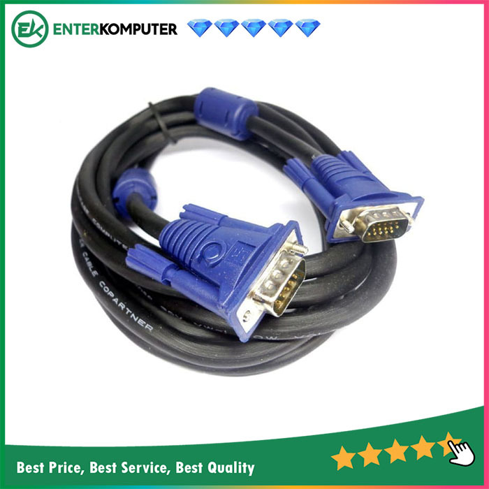 Jual Kabel VGA To VGA Standar 5 Meter | Shopee Indonesia