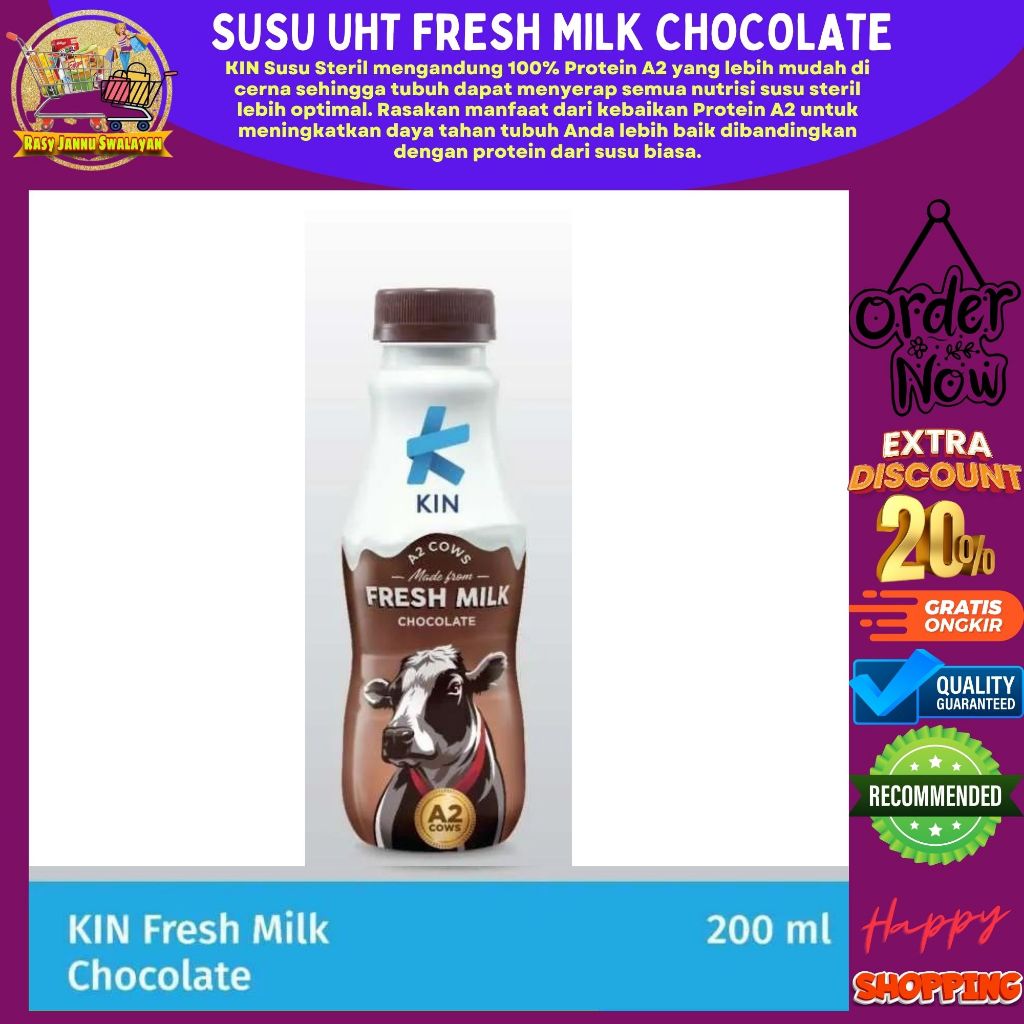 Jual KIN FRESH MILK CHOCOLATE 200 ML | Shopee Indonesia