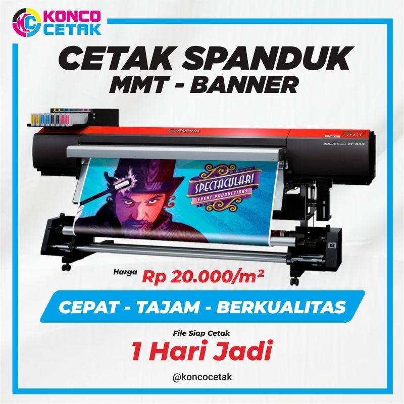 Jual CETAK SPANDUK MMT BANNER SEHARI JADI | Shopee Indonesia