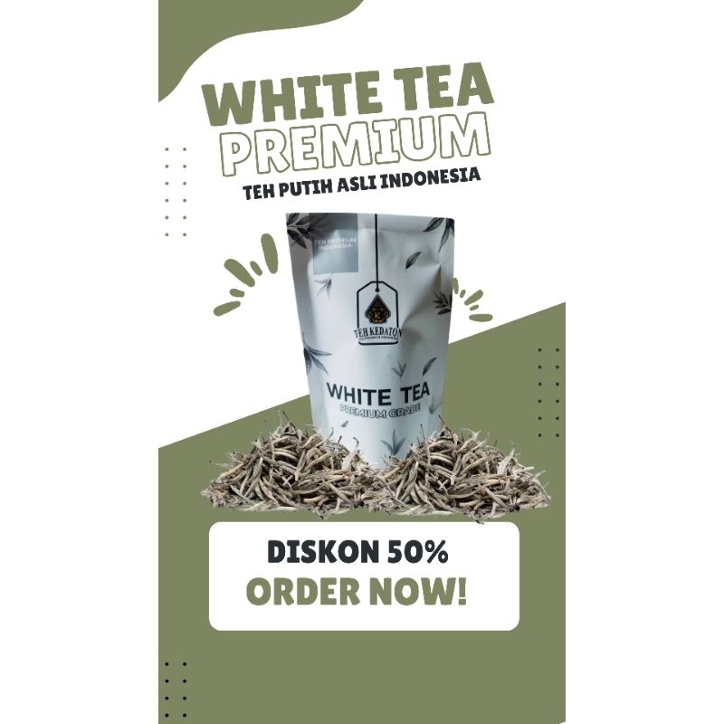 Jual TEH PUTIH / WHITE TEA PREMIUM KEMASAN 1 GRAM | Shopee Indonesia