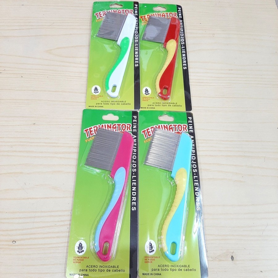 Jual SISIR KUTU KUCING - STAINLES -Sisir Kutu Besi Gagang - Serit Kutu ...