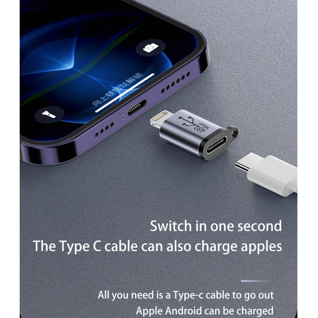 Jual Adaptor Adapter Converter Lightning, MICRO USB, USB Type C, Mini ...