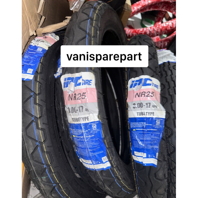 Jual BAN LUAR 300-17 IRC TUBE TYPE | Shopee Indonesia