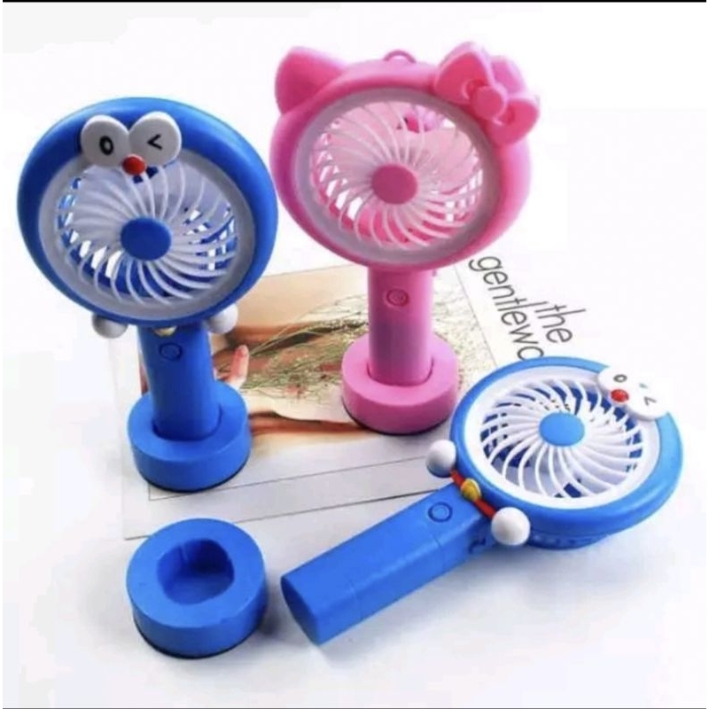 Jual Kipas Mini Led Tangan USB Portable Charger/Mini Fan LED light ...