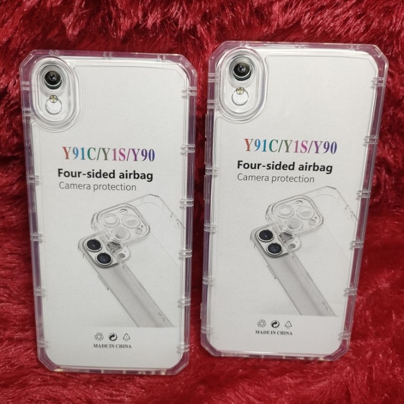 Jual Softcase bening Vivo 1820 Y91C Y1S Lubang 2 Vivo Y90 Silicon ...