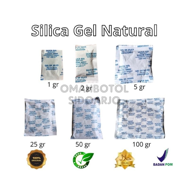 Jual Silica Gel Natural Food Grade 1 kg | Shopee Indonesia