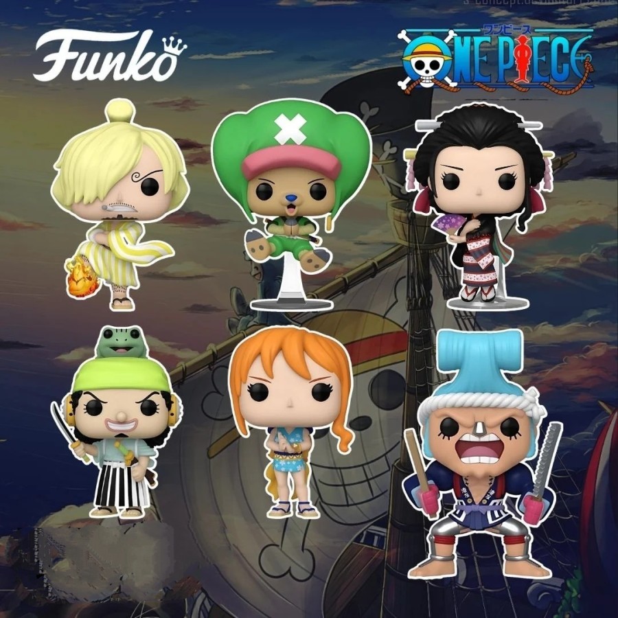 Jual READY ORIGINAL Funko Pop One Piece Sanji Chopper Nico Robin Nami ...