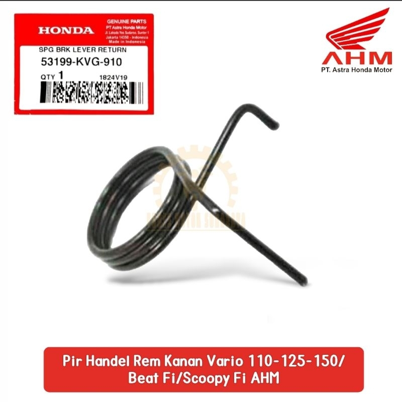 Jual AHM 53199-KVG-910 Per pir ver handel rem kanan Honda Vario 110-125 ...