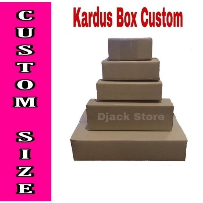 Jual Custom Kardus Box 16x12x10 cm | Shopee Indonesia