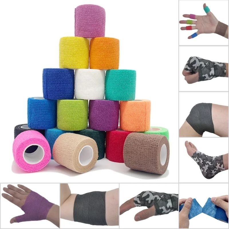 Jual Wrist Sport Tape Finger Tapping Olahraga Perban Elastis Cedera ...